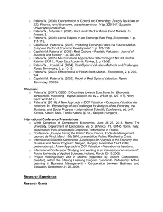 CV-Dr. Wiktor Patena | PDF
