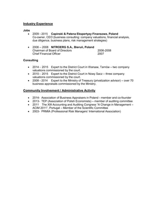 CV-Dr. Wiktor Patena | PDF