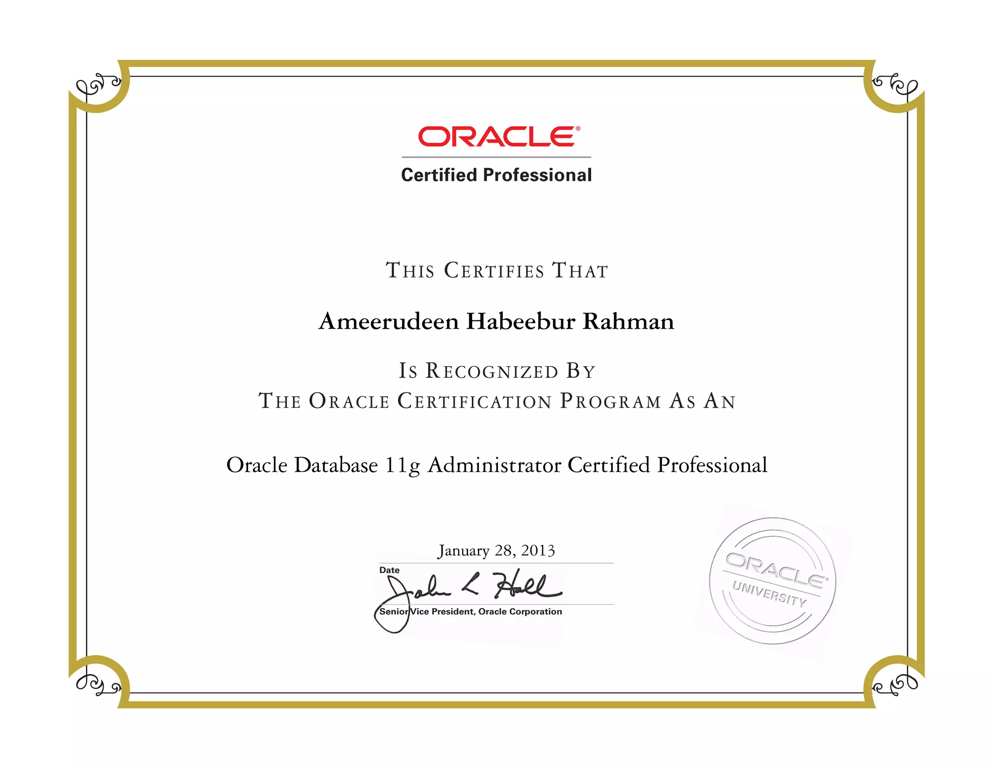 oracle 11g OCP | PPT