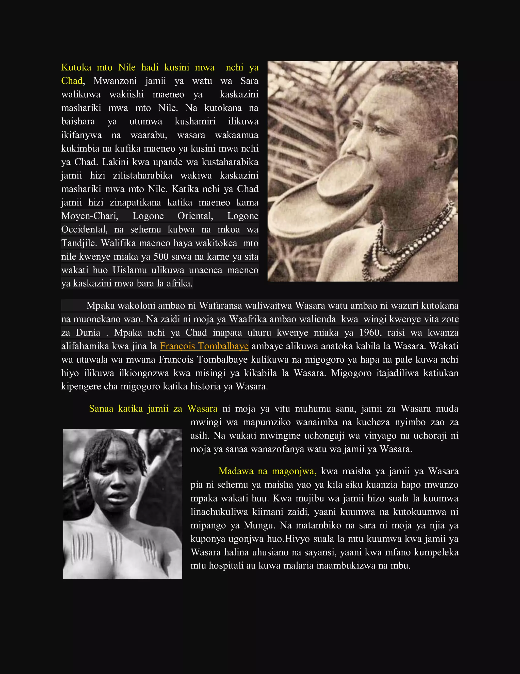 HISTORIA YA AFRIKA | PDF