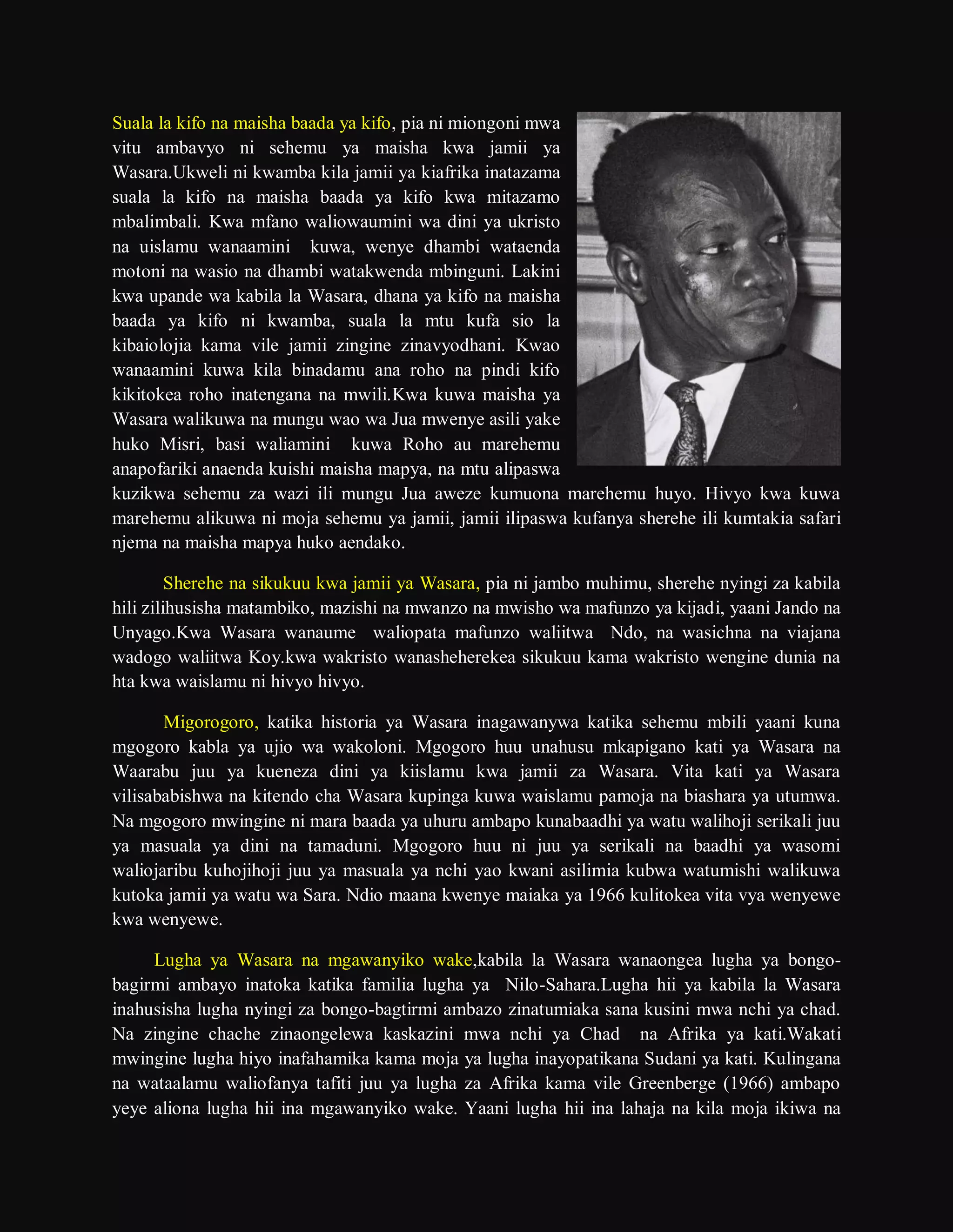 HISTORIA YA AFRIKA | PDF