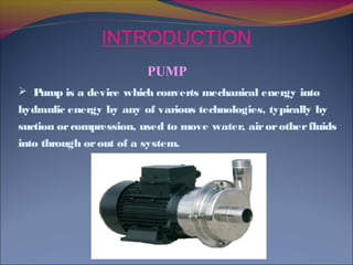 pump design | PPT