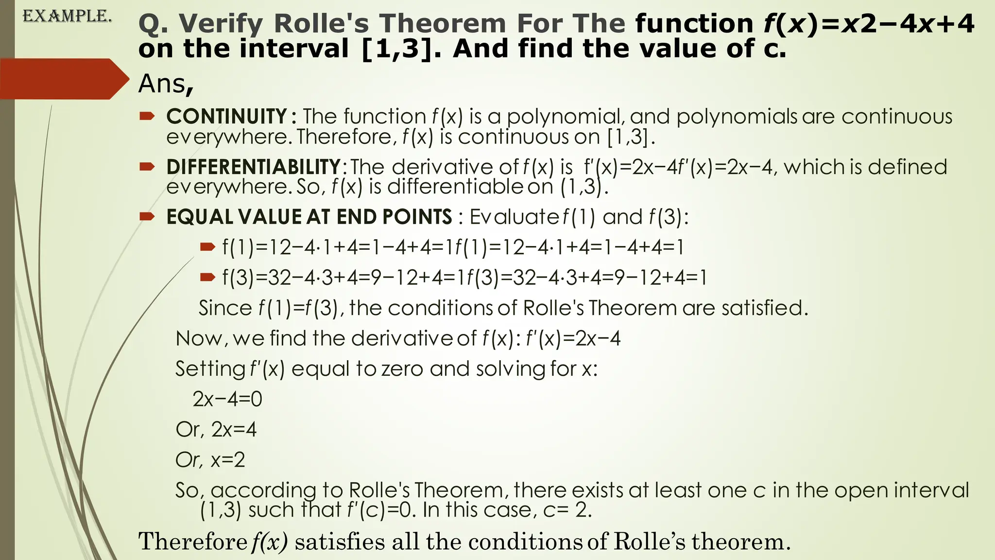 ROLLES THEOREM | PDF