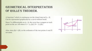 ROLLES THEOREM | PDF