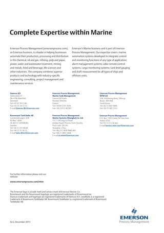 Emerson MTM Brochure | PDF