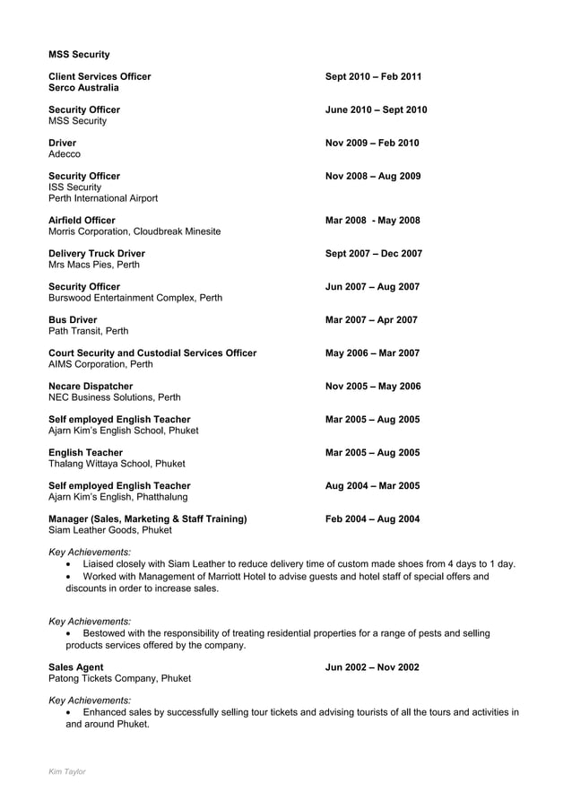 Kim's Resume update | PDF