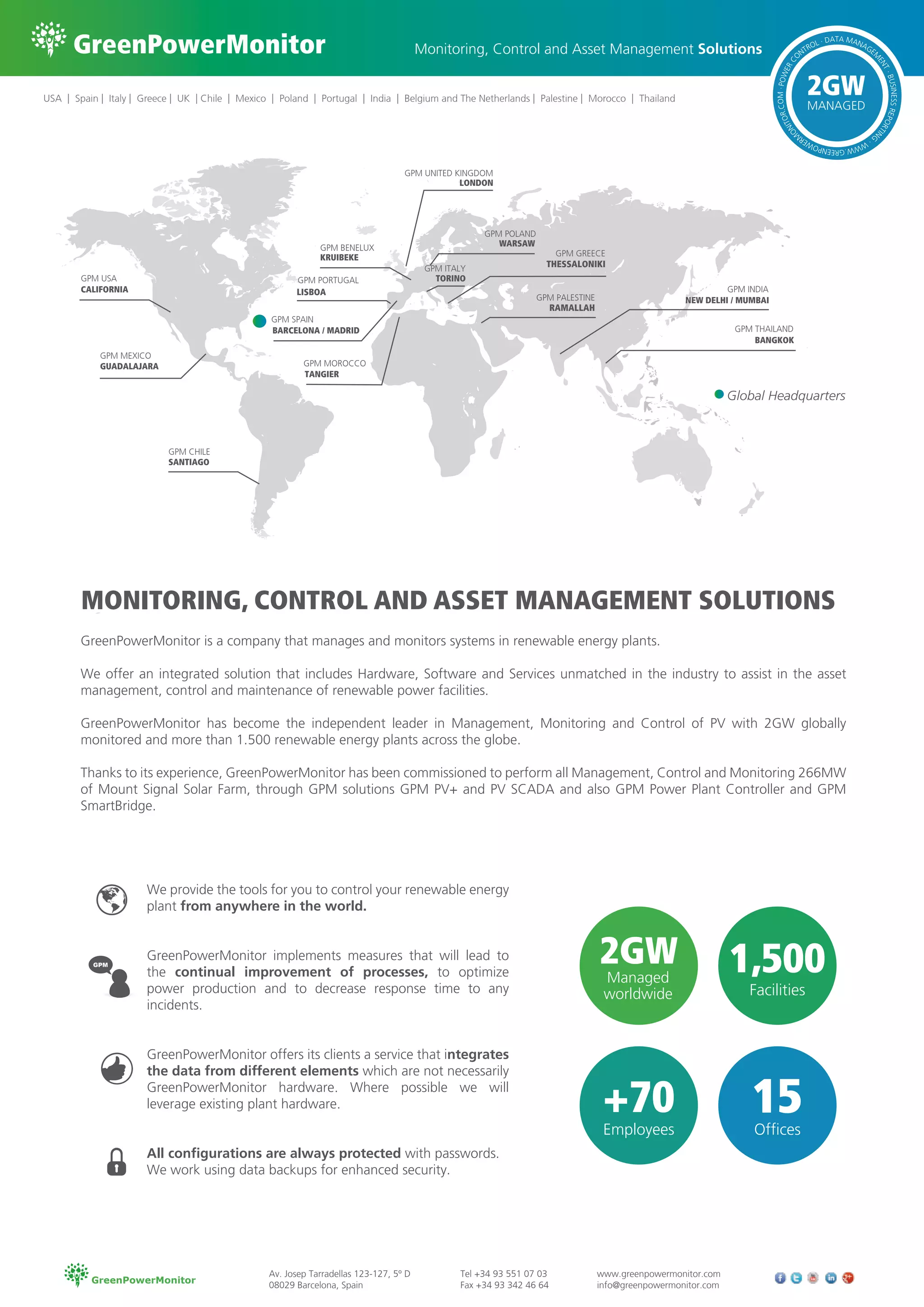 GreenPowerMonitor Scope of Services | PDF | Business Utilities | Business