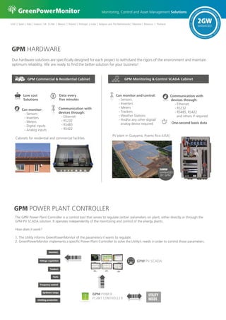 GreenPowerMonitor Scope of Services | PDF | Business Utilities | Business