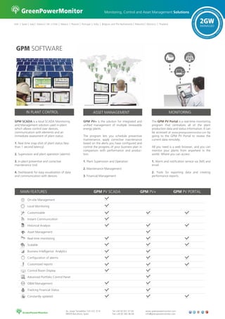 GreenPowerMonitor Scope of Services | PDF
