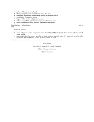 MANDOM 2015 resume' | DOCX