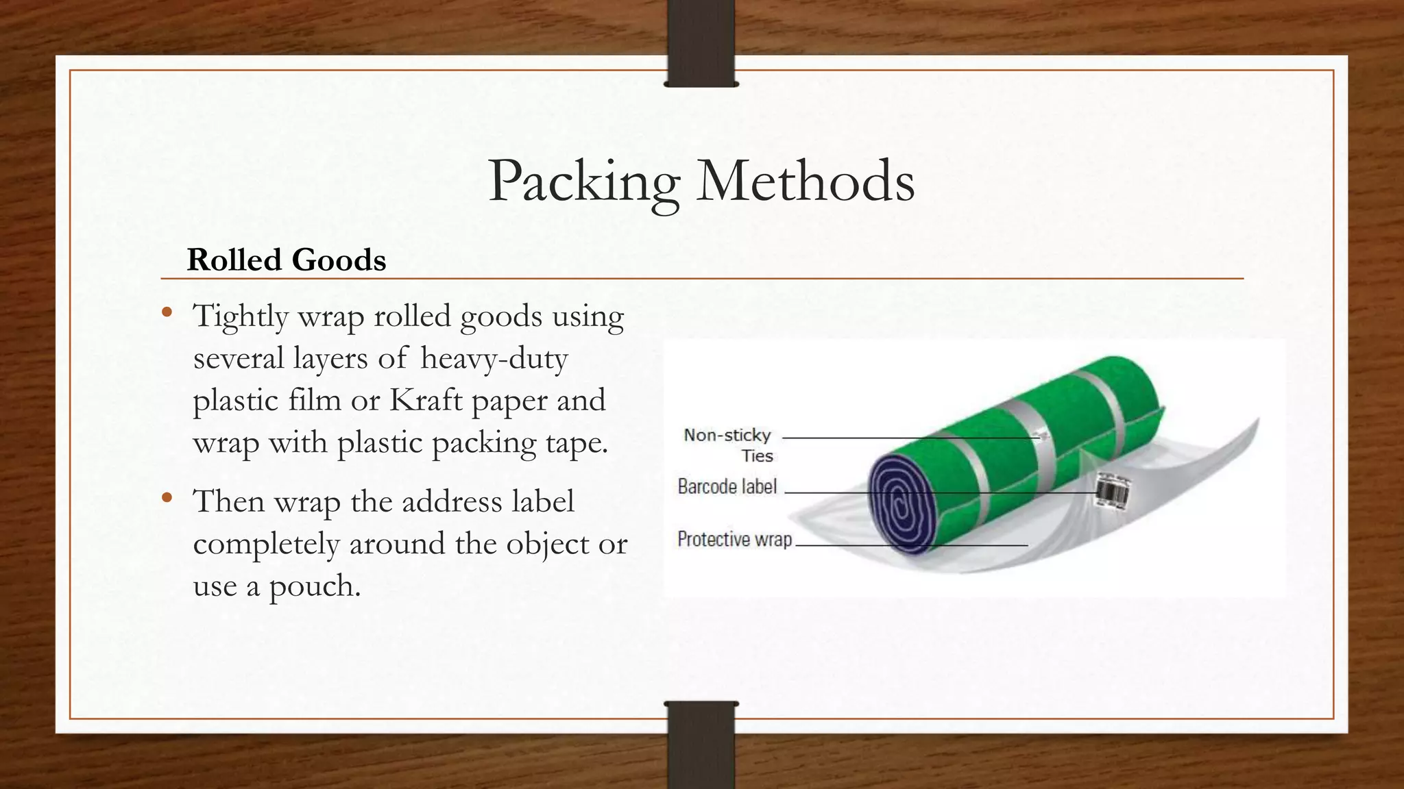 Packaging guidelines | PPSX
