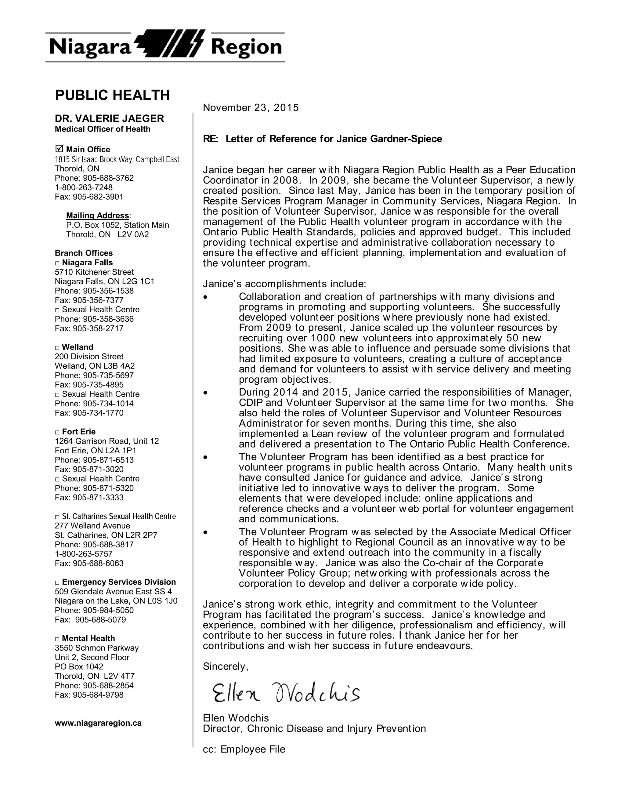 J Gardner-Spiece eLetter of Reference from Director | PDF | Sexual ...