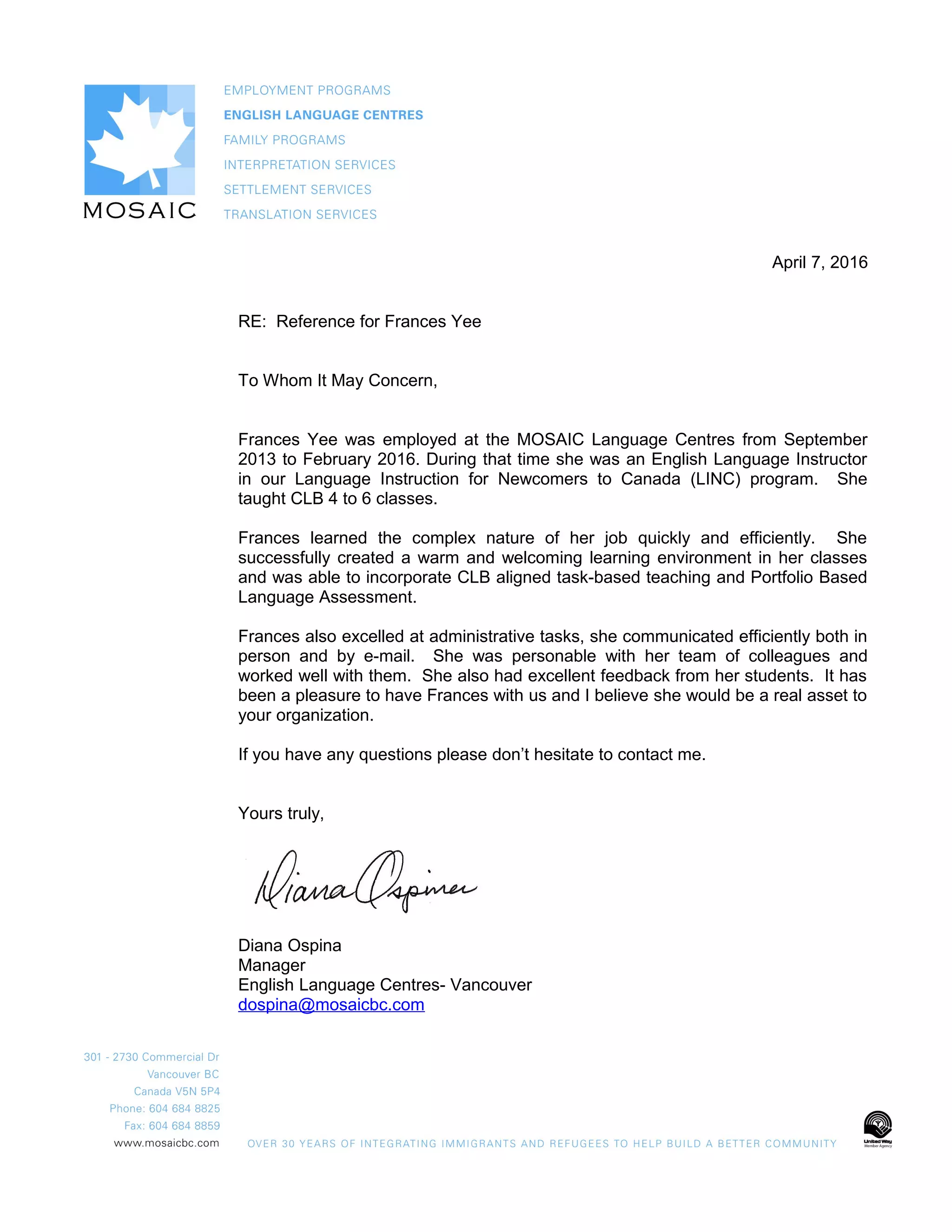 ReferenceLetter_DianMOSAIC | PDF