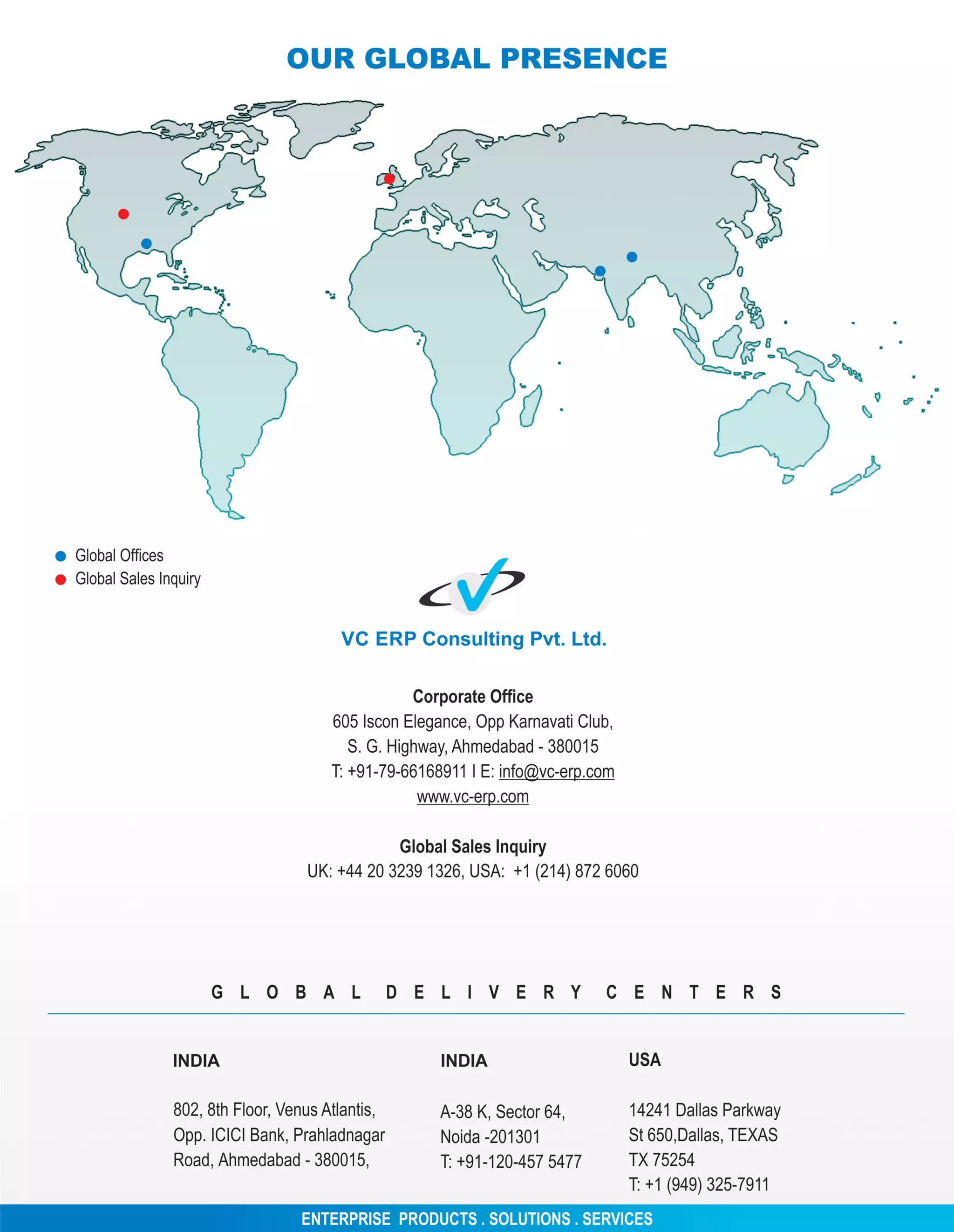 VC ERP Consulting_Corporate Brochure | PDF