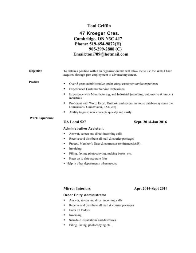 Toni Good Resume (1) | PDF
