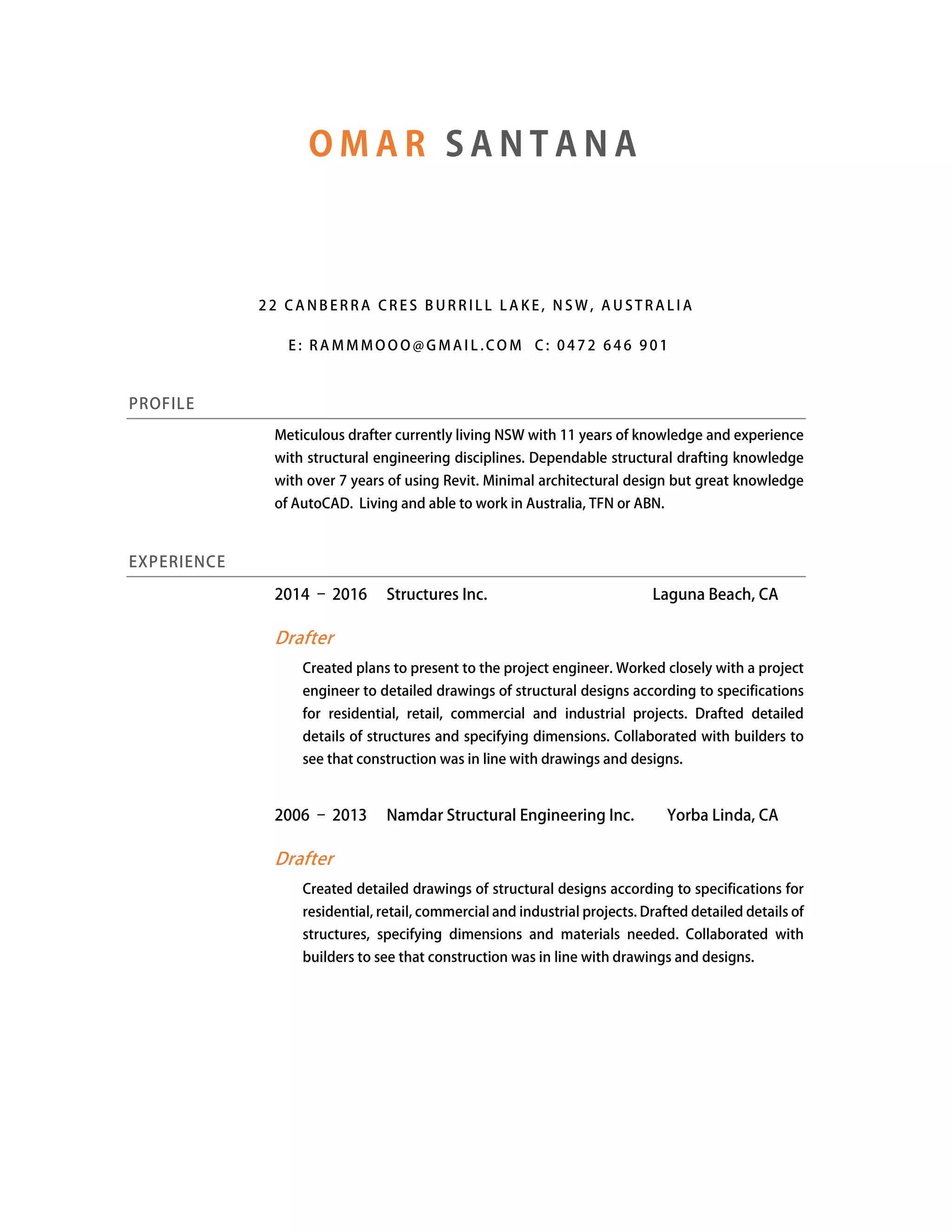 Omar Santana CV | PDF