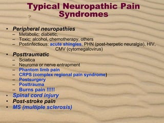 Acute neuropathic pain - Stephan Schug - SSAI2017 | PPTX