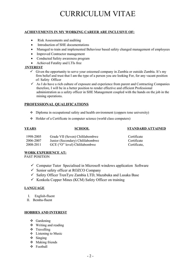 My CV | PDF