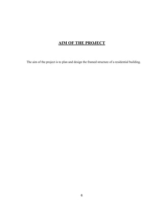 minor project report on design of residential building | PDF