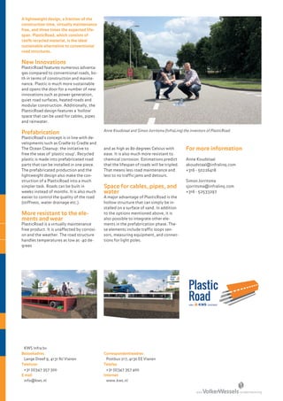 Leaflet PlasticRoad | PDF