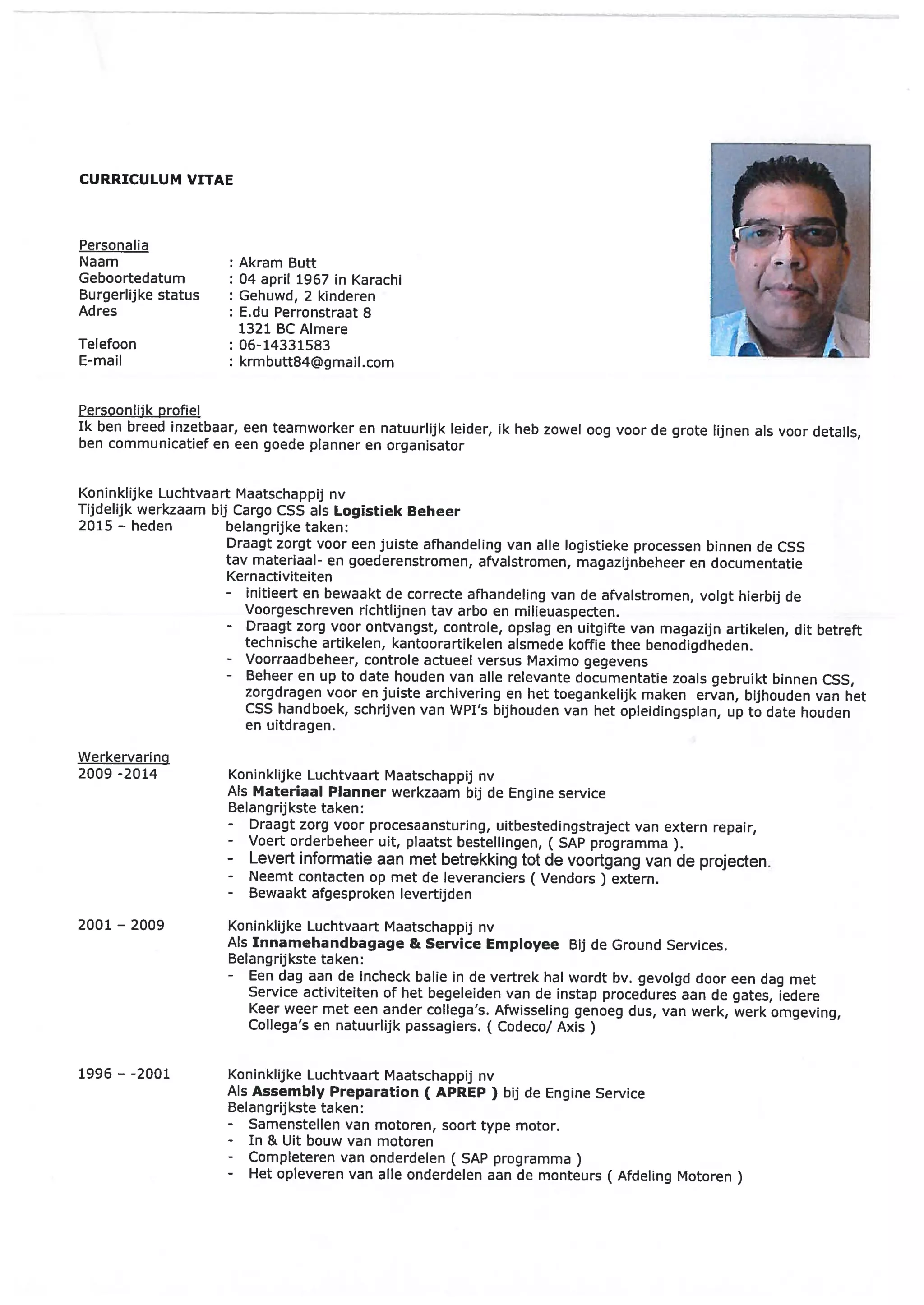 CV Akram Butt | PDF