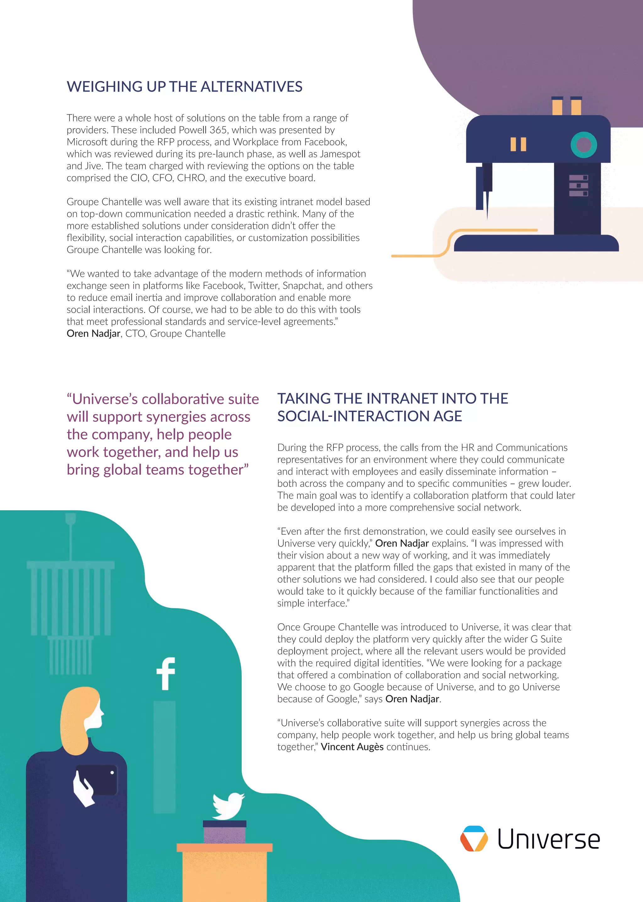 Groupe Chantelle goes Universe | PDF