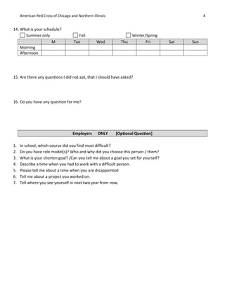 Youth Volunteer Interview question | PDF | Education