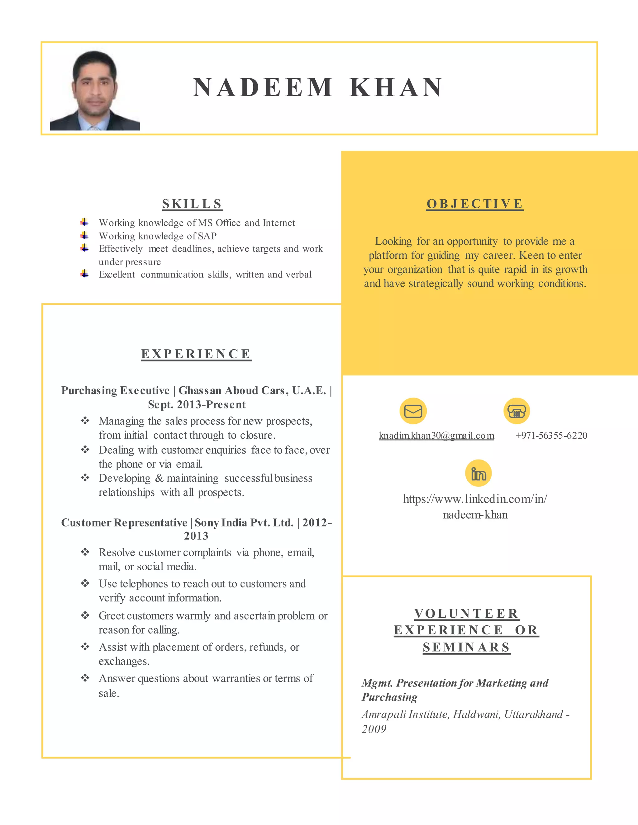 Nadeem CV | PDF