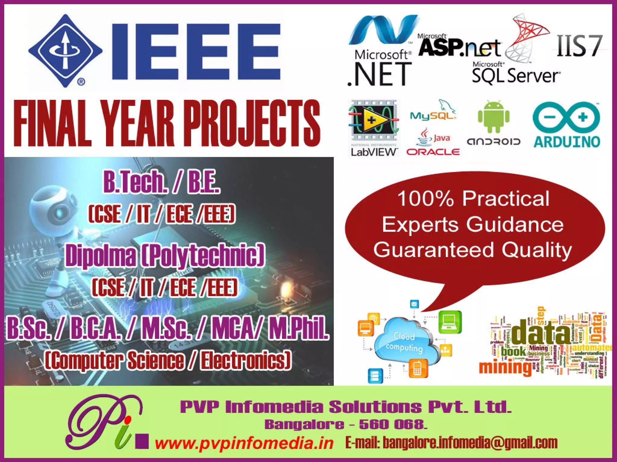 Infomedia internship training and final year projects | PDF ...