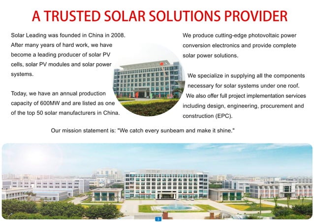 On Grid Solar System Brochure-2014 | PPT
