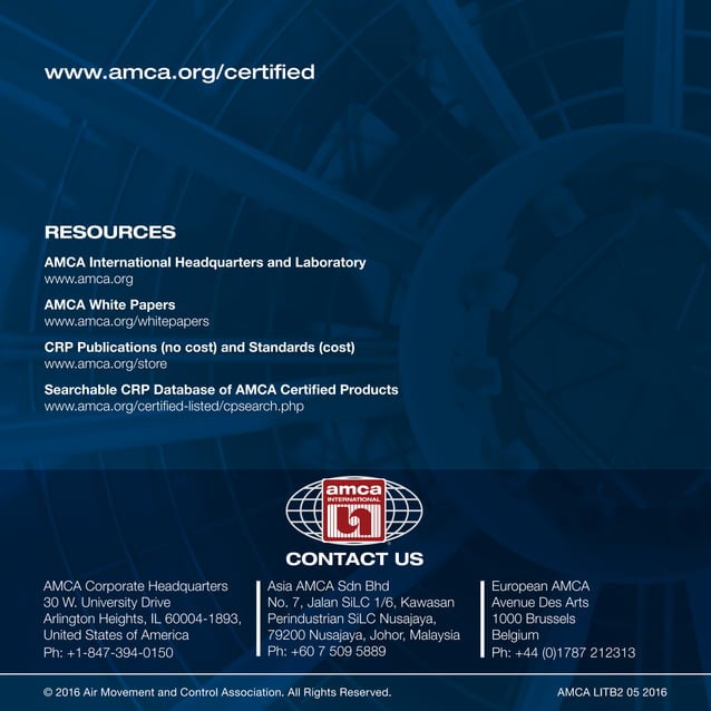 AMCA Certified Ratings Program | PDF