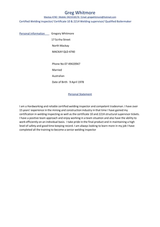 Resume New updated August | PDF | Australia and Oceania Travel | Travel ...