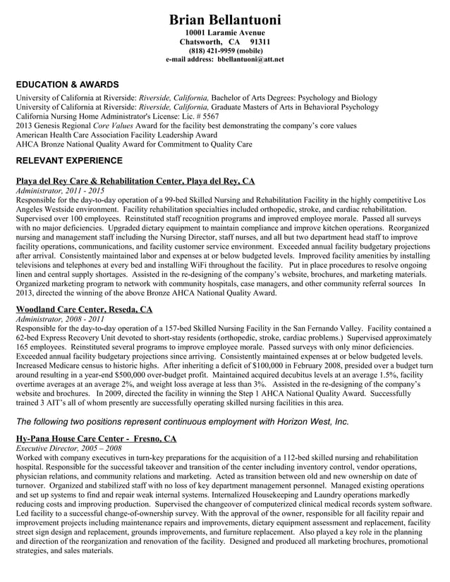 Brian's Resume - 2016 | PDF