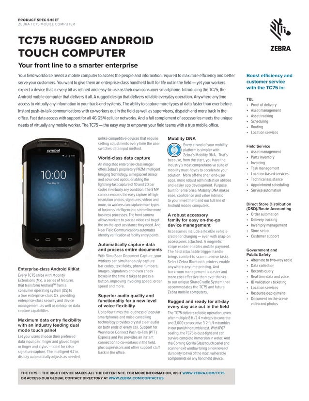 TC75_SS | PDF | Free Download