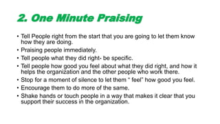 The 1 Minute Manager | PPT
