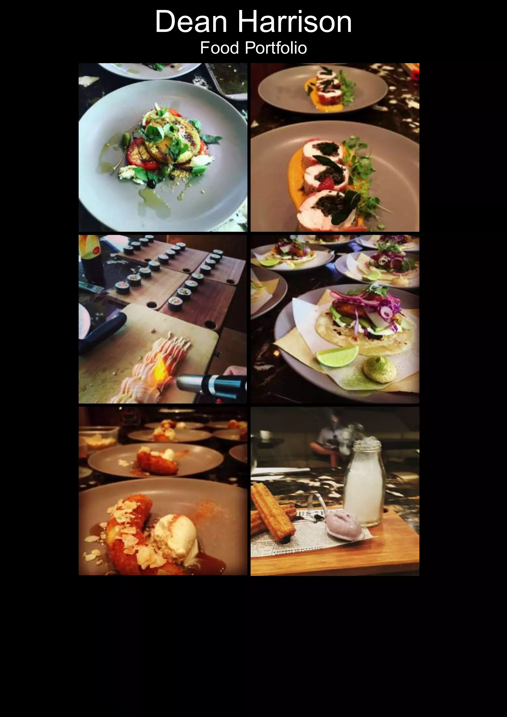 Food Portfolio | DOCX