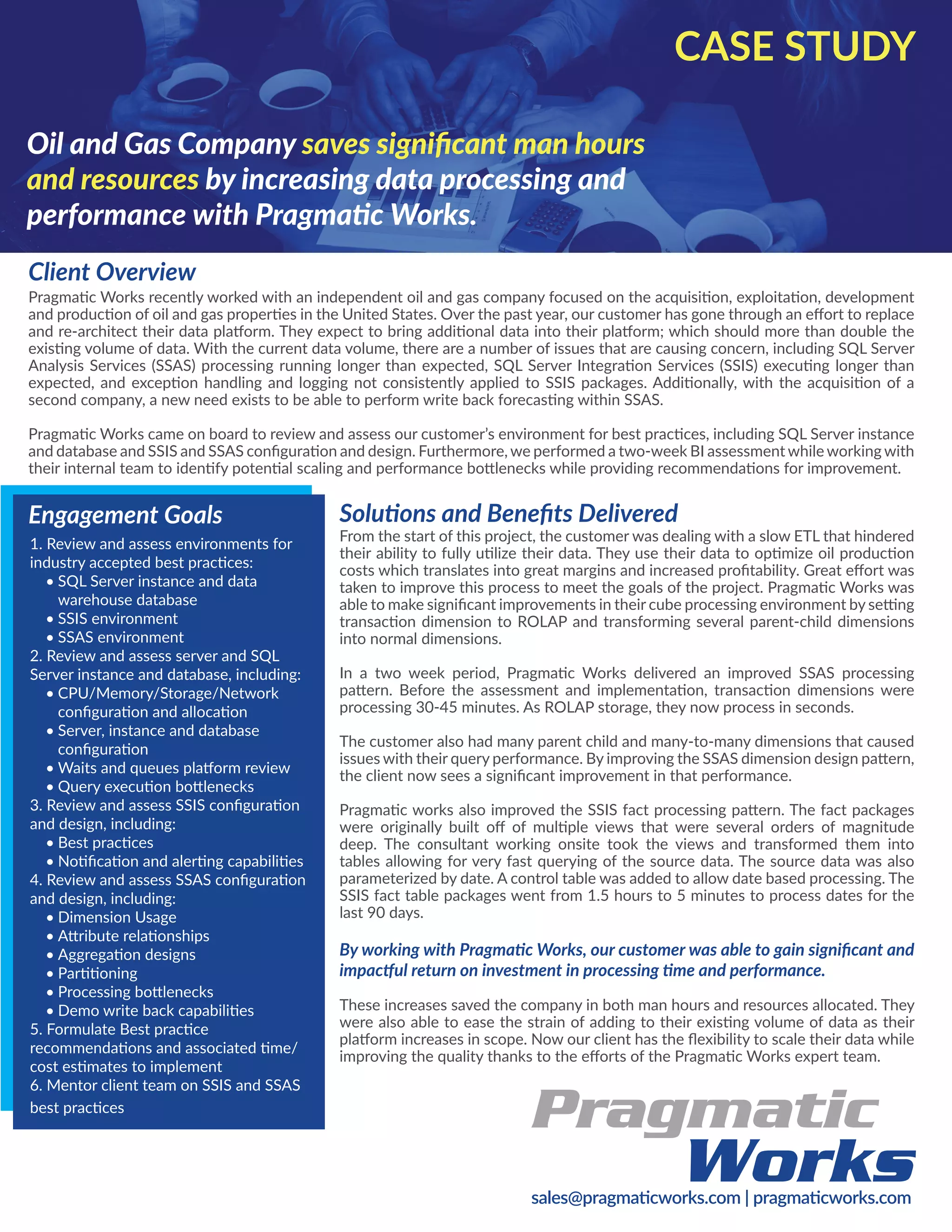 Oil & Gas Case Study | PDF