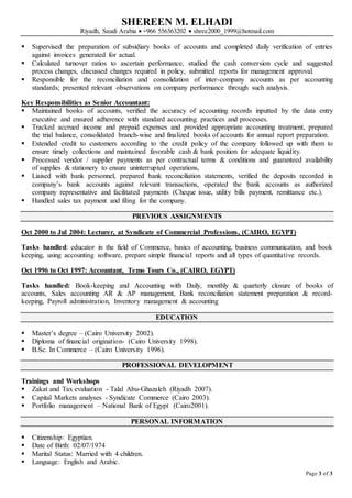 Financial Controller CV | DOCX