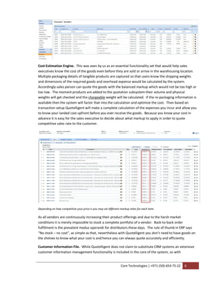 Quotelligent - Executive Summary | PDF