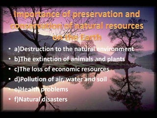 Preservation and Conservation | PPTX
