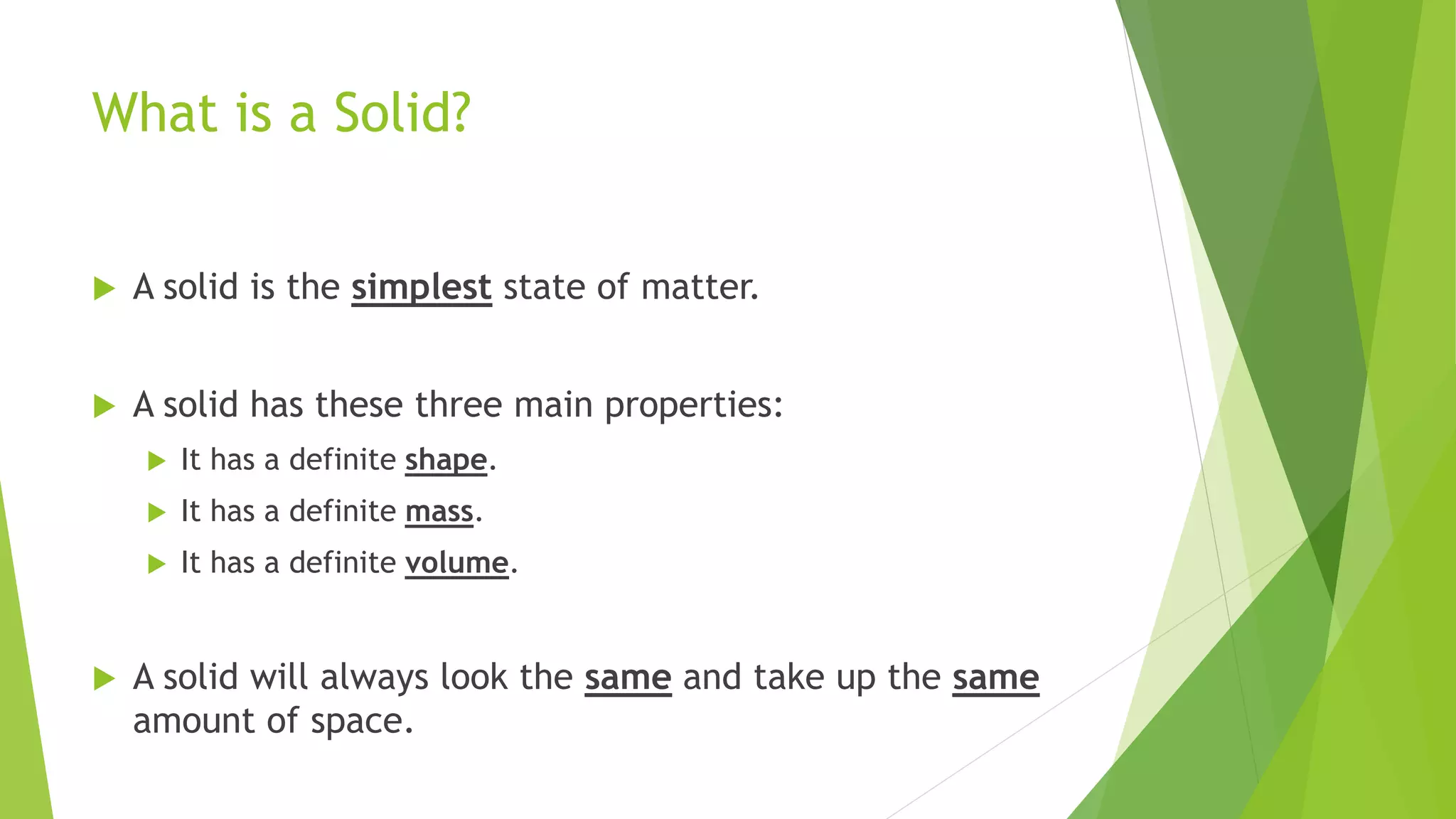 The Three States of Matter | PPTX