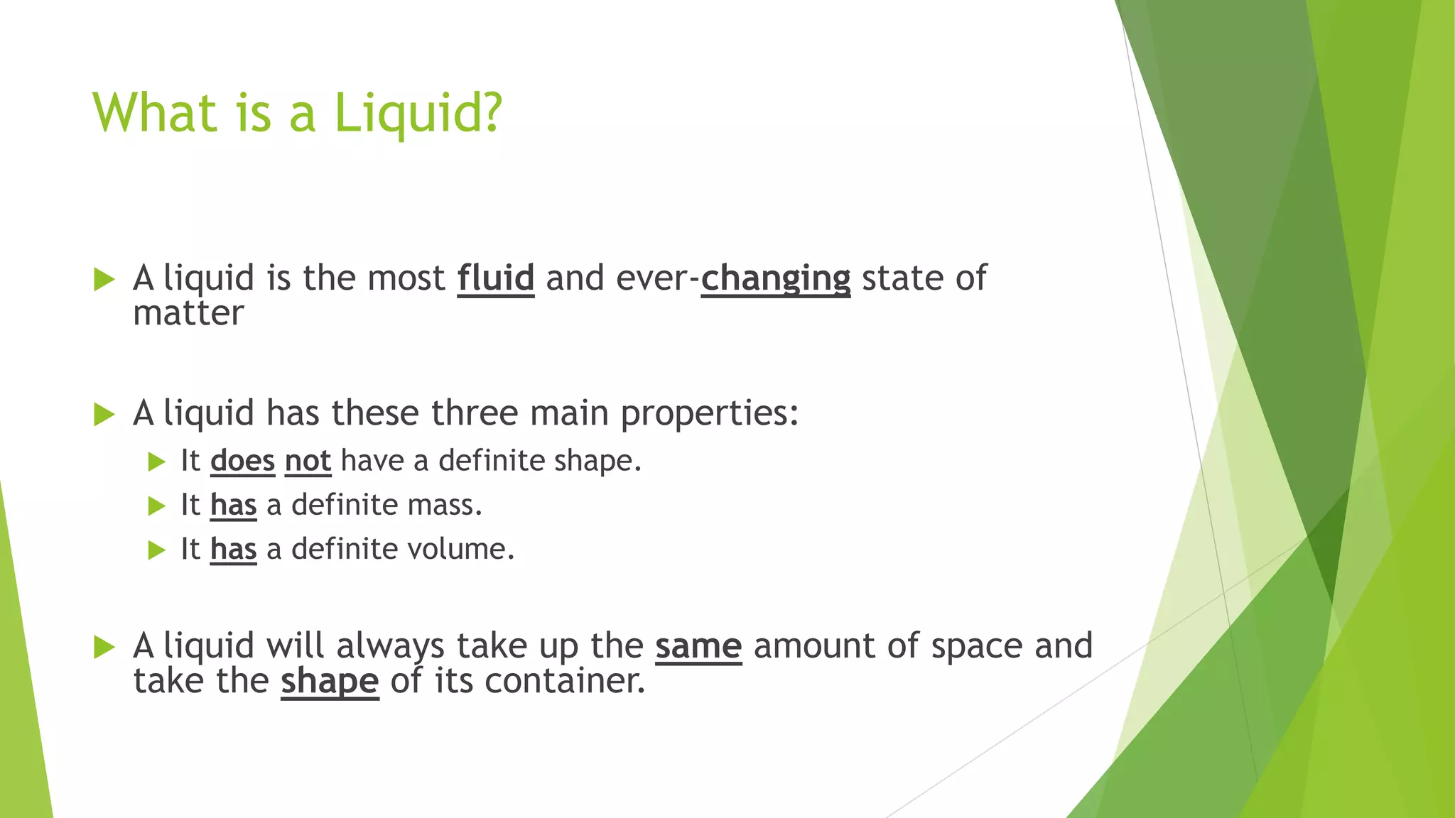 The Three States of Matter | PPTX