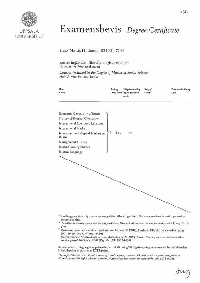 Eksamensbevis s-v | PDF