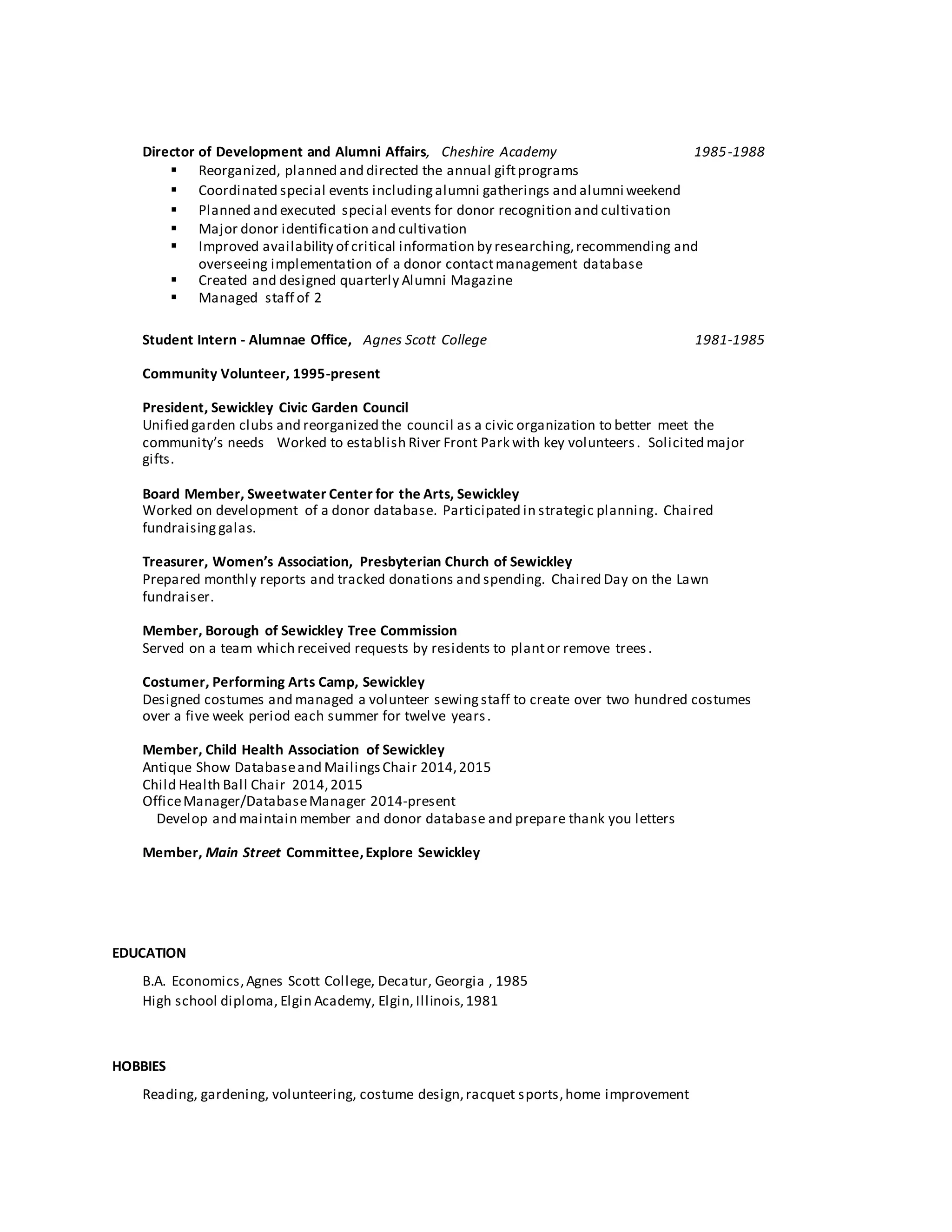Kaisa Hall Resume | DOCX