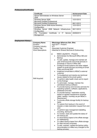 Rozita Ramli_Resume_Aug_2016 | PDF
