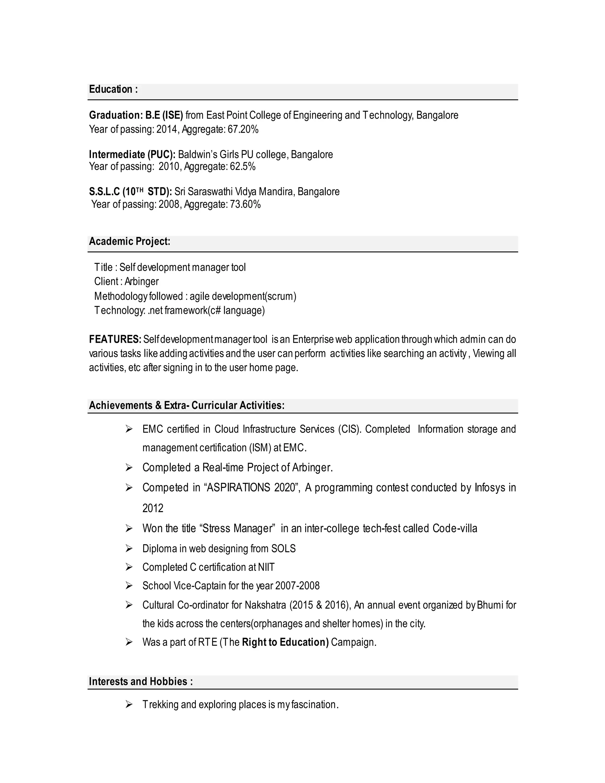 Vijetha_UpdatedResume | PDF