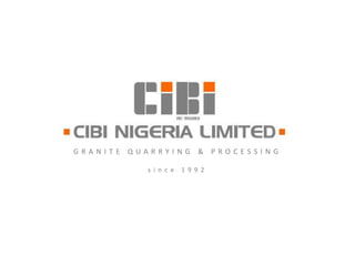CIBI CORPORATE PRESENTATION | PDF