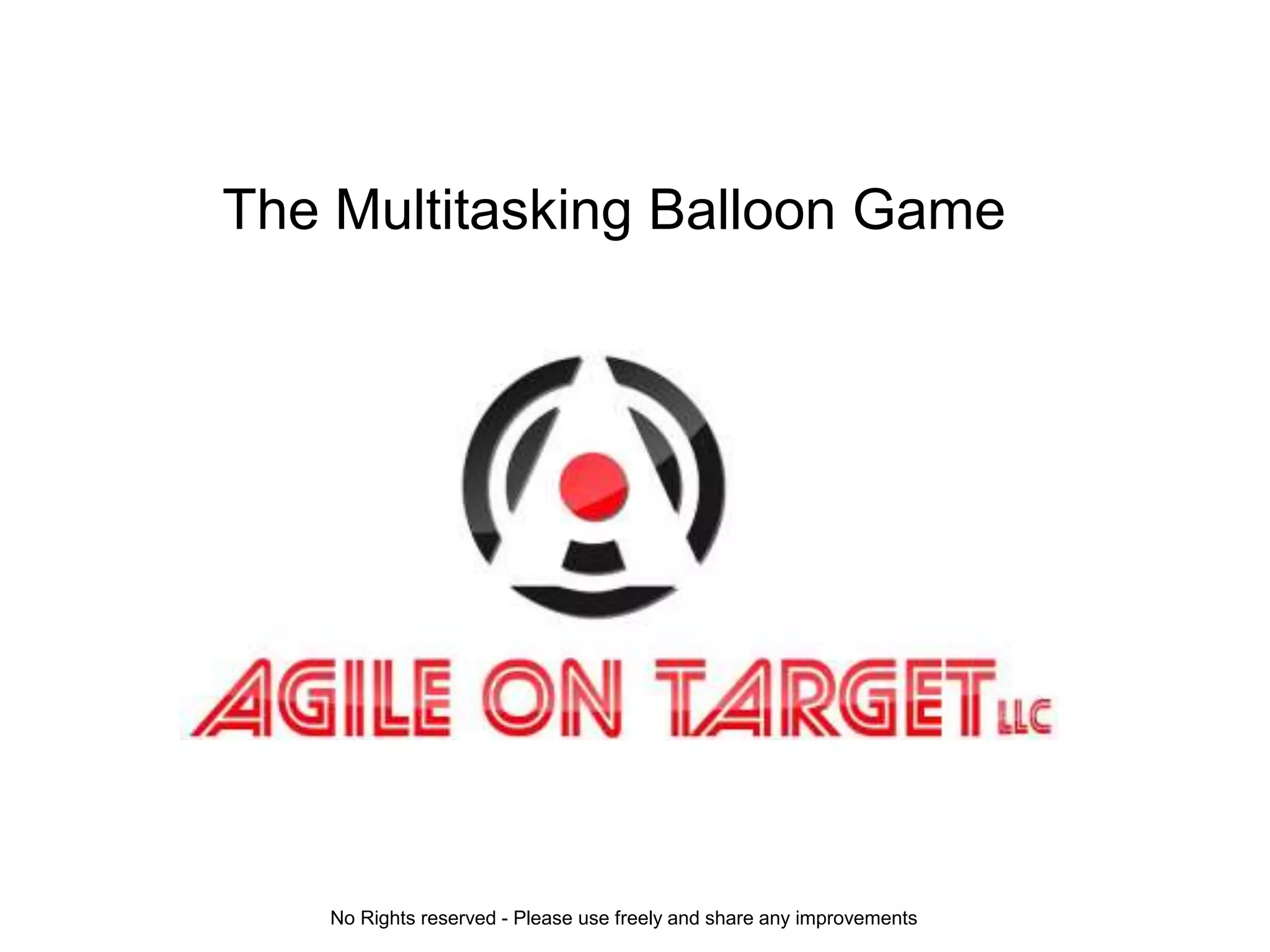 Multitasking Balloon Game | PPTX