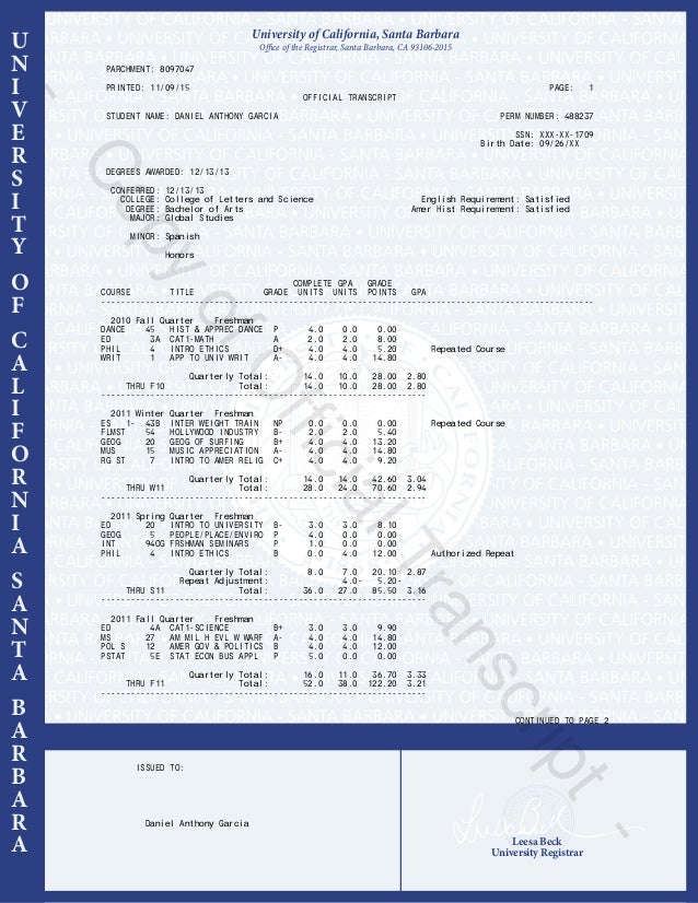 DanielGarcia_OfficalTranscriptUCSB