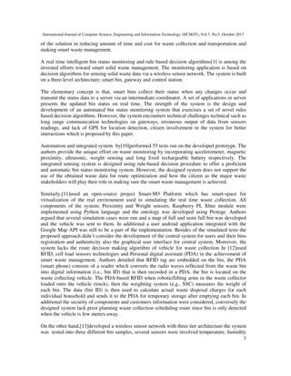 MULTI-AGENT BASED IOT SMART WASTE MONITORING AND COLLECTION ...